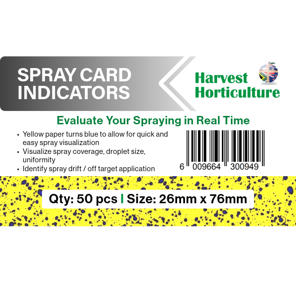 Spray Card Indicator / Water Sensitive Paper - Plastrip