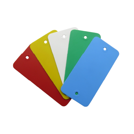 Plastic Tags with round holes - Plastrip